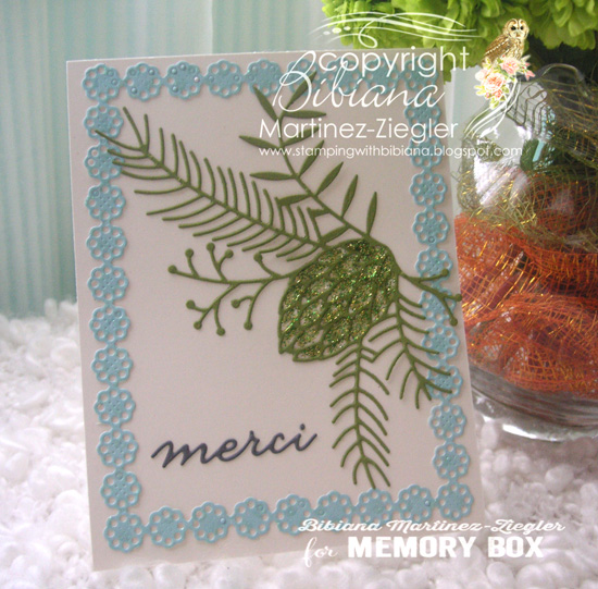 Stamping with Bibiana: CAS Merci Fall Card