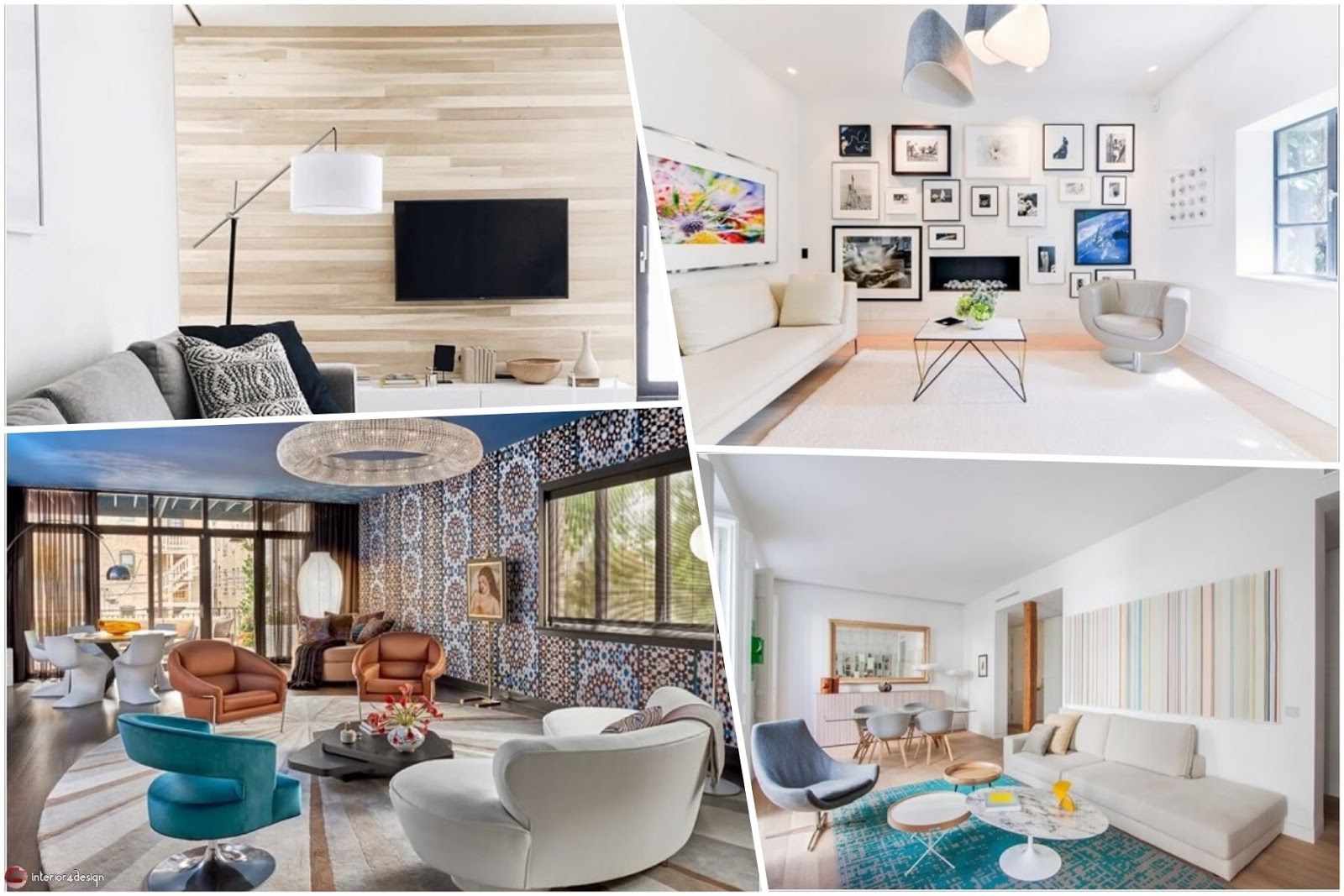 10 Ideas To Add A Magic Touch To Walls Of The Living Room - Interior4desigN