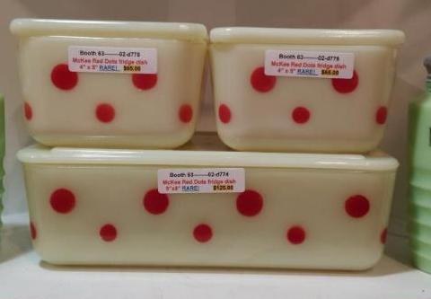 Sir Thrift A lot: Wanted Wednesday: McKee Polka Dot Fridge Set