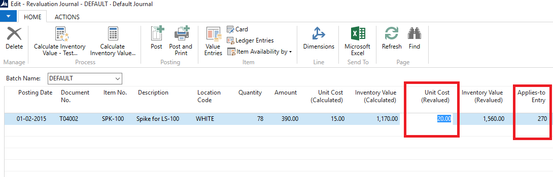Nandesh Gowda : Inventory Revaluation NAV