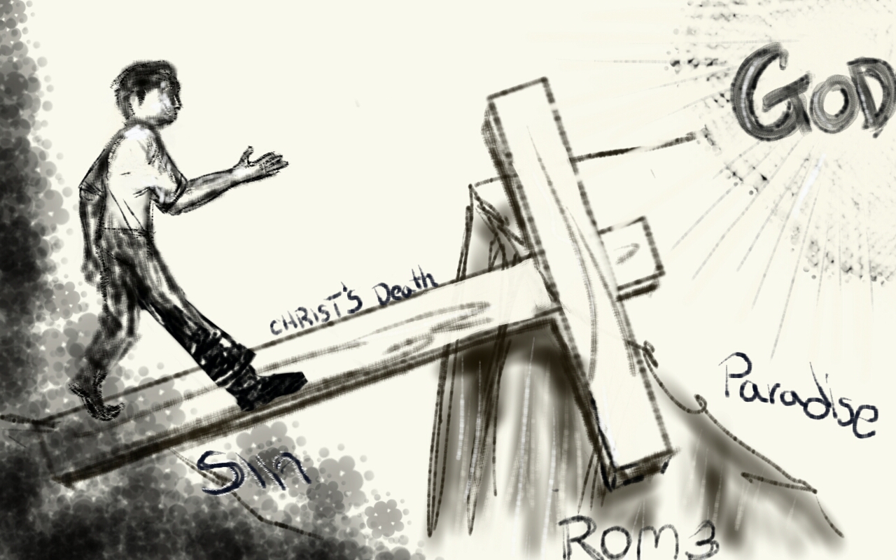 churchtoons, cartoon bible messages from church: The Gospel