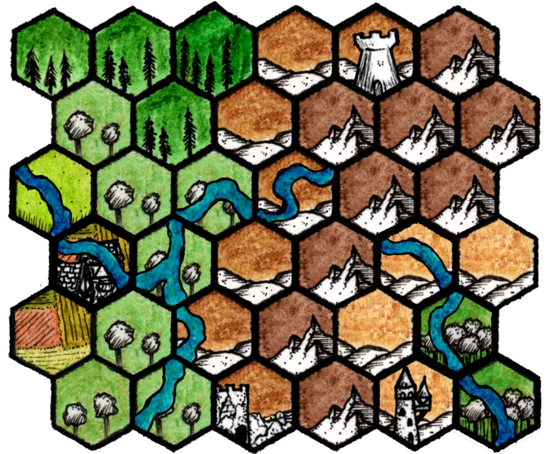 Skullsword's Tower: Another map made with Hex Kit (and some further ...