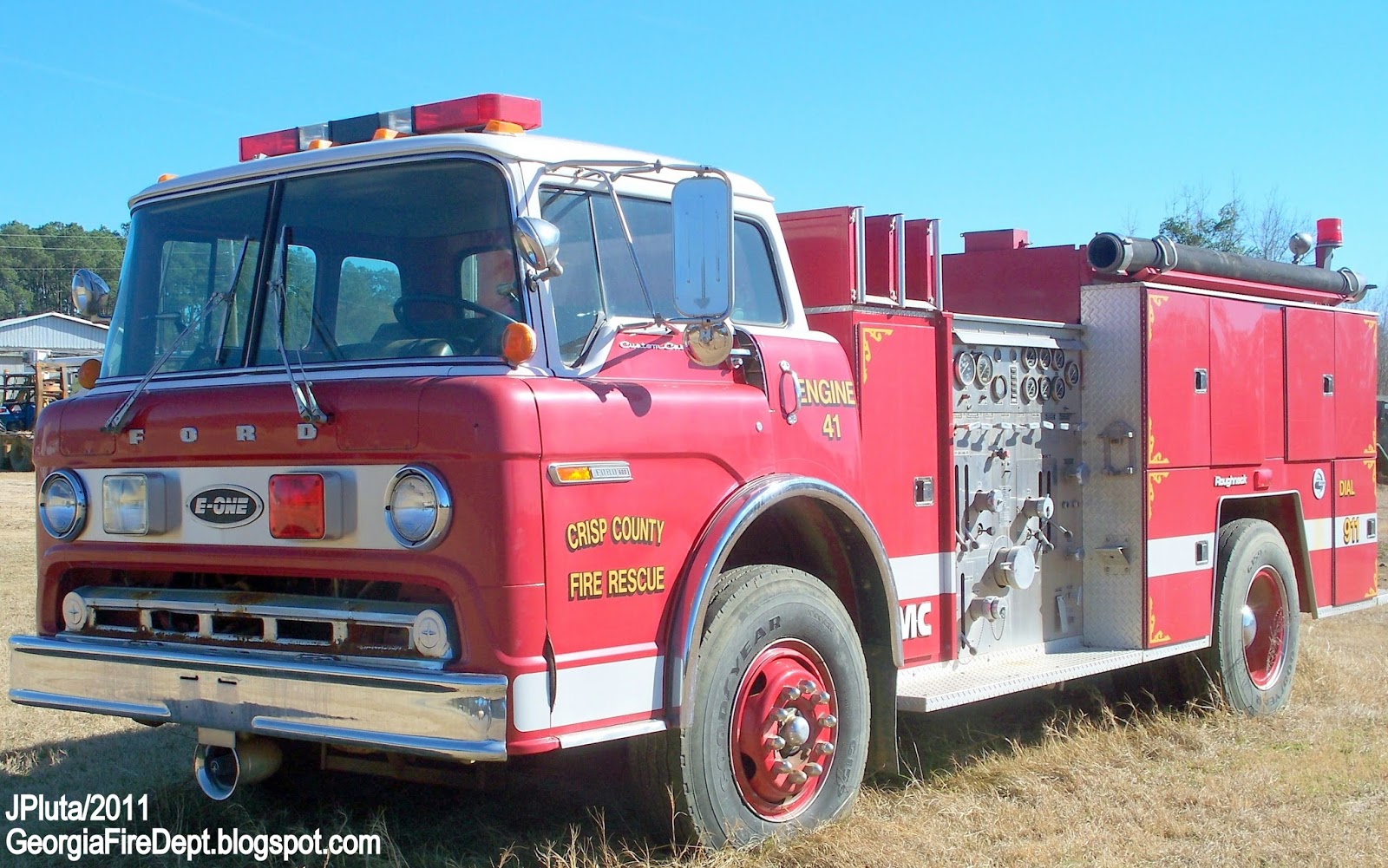 Fire Dept. Trucks GA. FL. AL. Rescue Station Firemen Volunteer ...