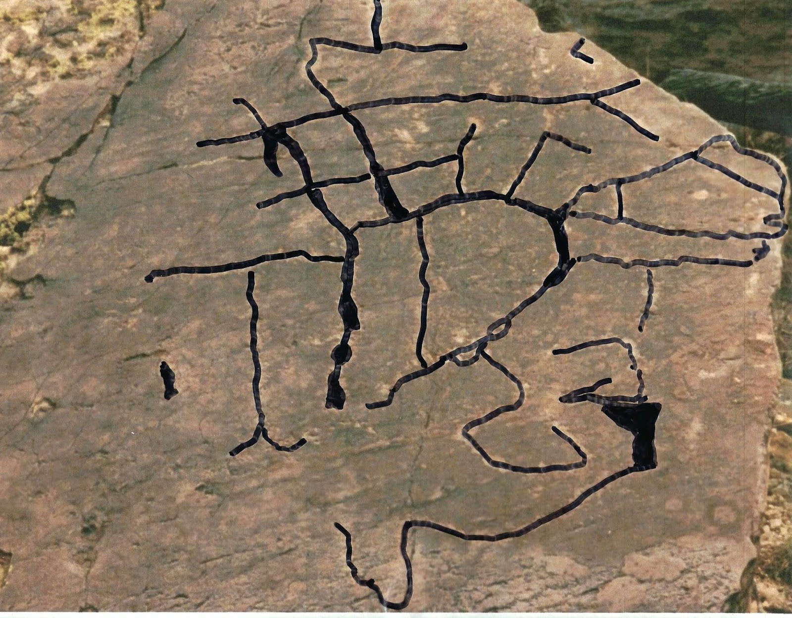 Rock Art Blog: MAPS IN ROCK ART - REVISITED: