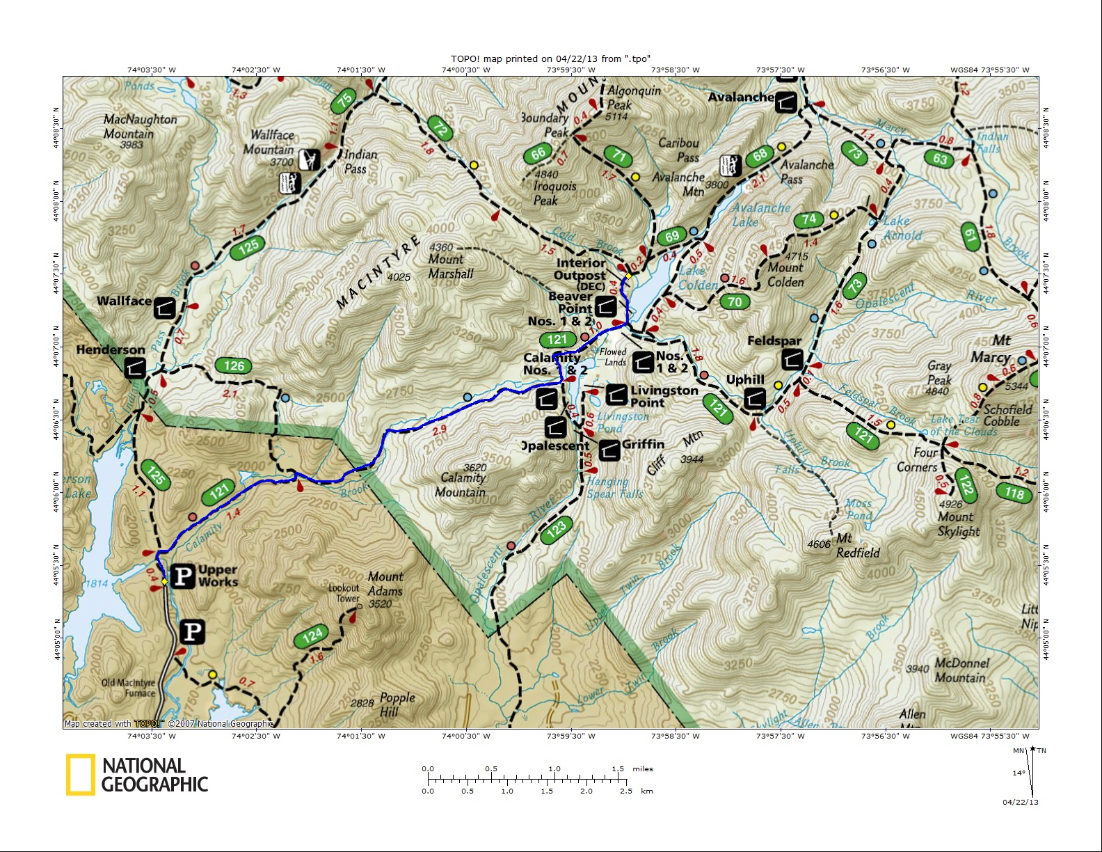 Off on Adventure: Herbert Brook Lean-to - 4/21/13