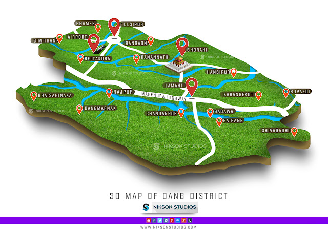 Nikson Studios: Map of Dang, 3D