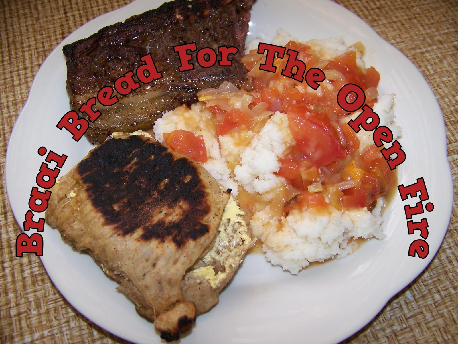 A Pretty Talent Blog: Making Braai (Barbecue) Bread On An Open Fire