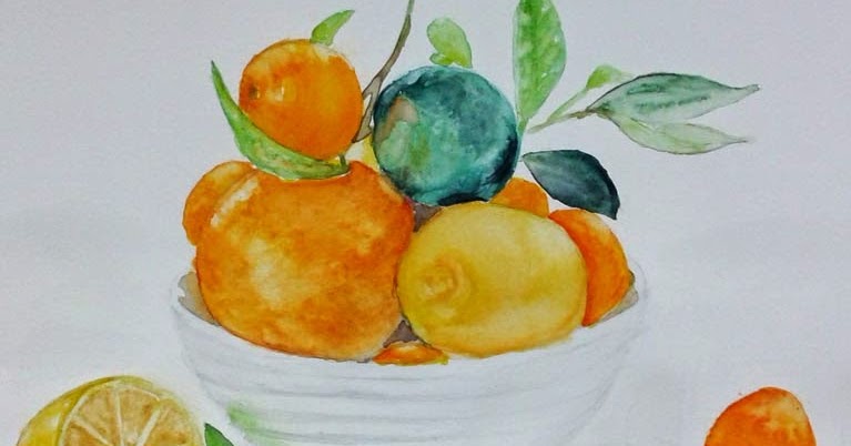 Estudio de Arte Orzán: Frutas en acuarela