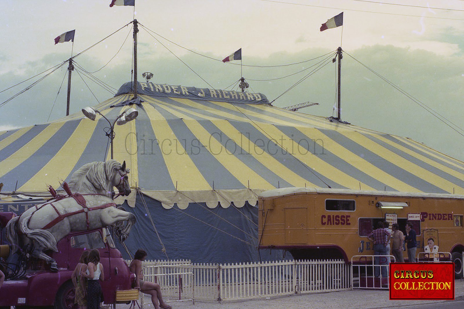 Circus -Collection: Le Cirque Pinder Jean Richard le 16 juillet 1974
