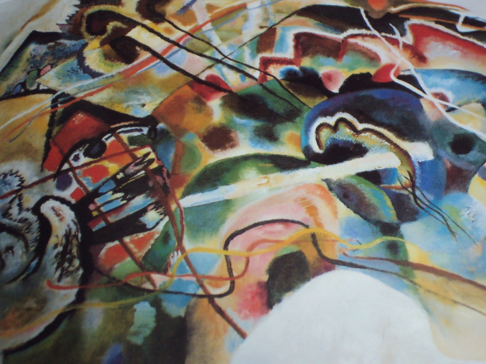 Oasis: Kandinsky- Quadro com borda branca- New York, The Solomon R ...