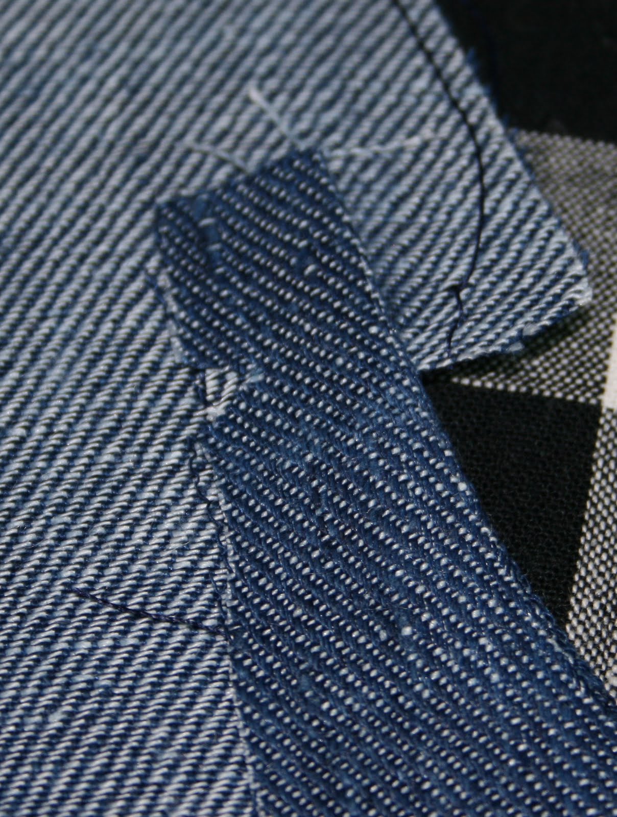 Five and Counting....: Portfolio In Linen & How to do the pockets