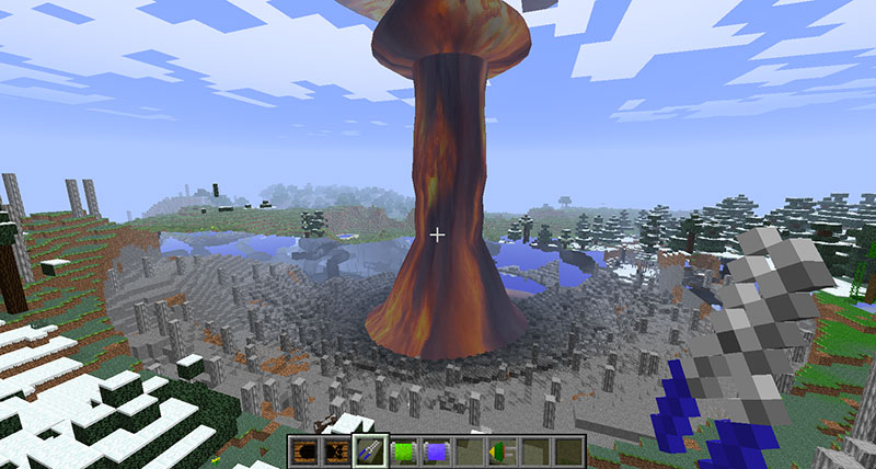 Tsar Bomba Explosion Minecraft