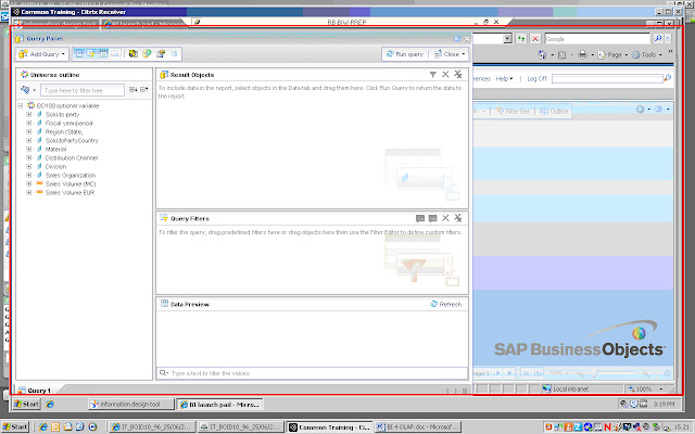 Business Intelligence With Sap Business Objects Reporting On Bex Query In Webi 40