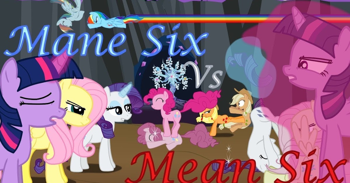 Equestria Daily - MLP Stuff!: Animation: Mane Six vs. Mean Six