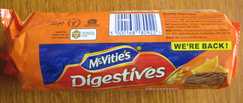 Great British Diet: PRODUCT RETURN: McVitie's Orange Milk Chocolate ...