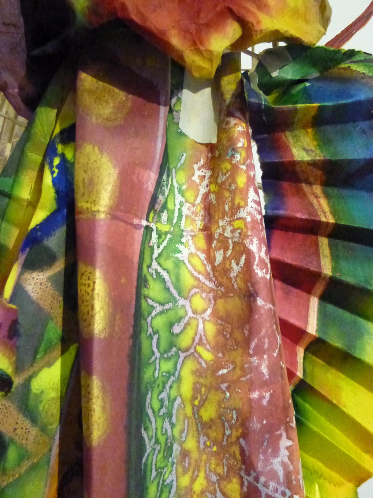 Jill Flower - Textile Artist: Artist in Action at Harrogate with Art Van Go