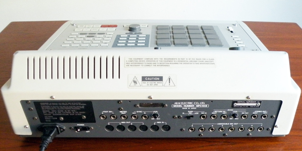 MATRIXSYNTH: Akai MPC-60 II SN A9125-00225