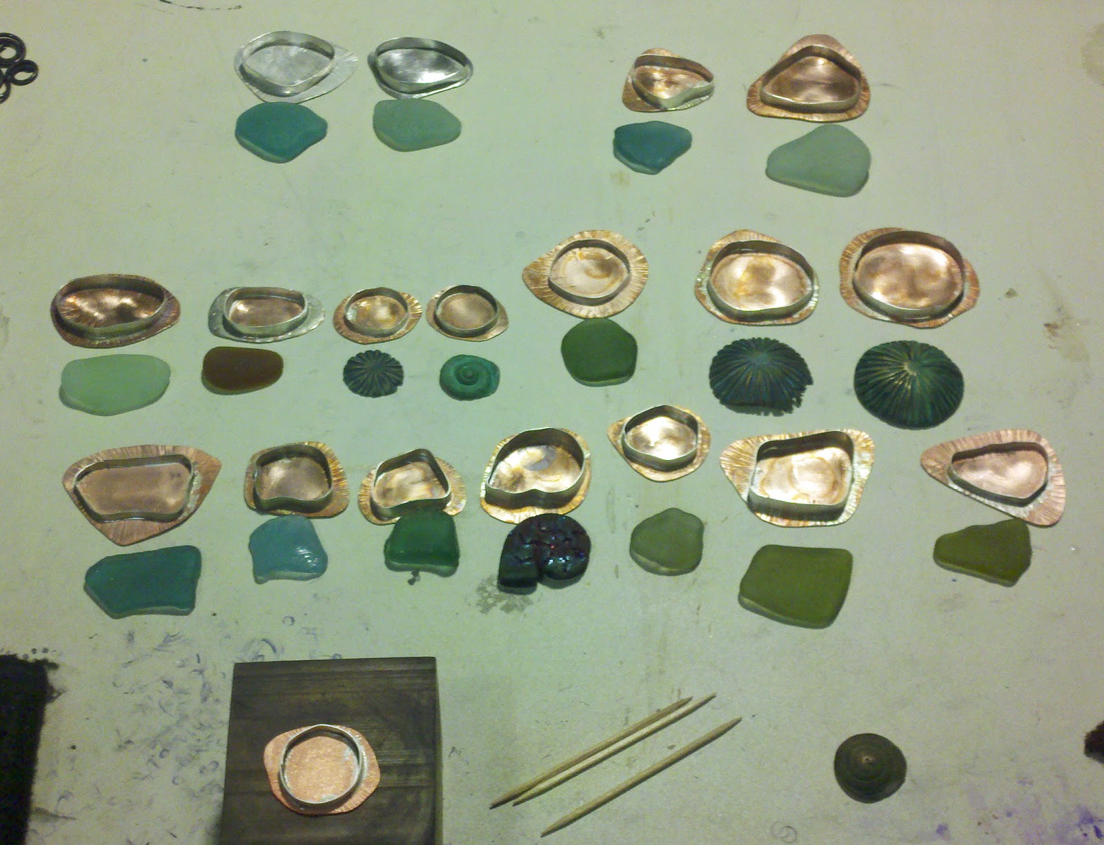 Love My Art Jewelry: A Picture Journey: Sea Glass Bezels