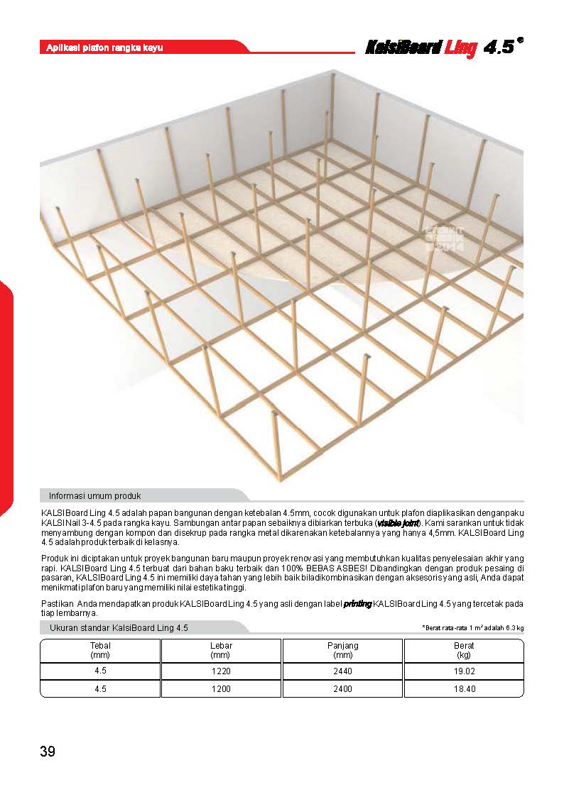 Cara dan aturan pemasangan kalsiboard, kalsifloor, kalsiclad, Kalsiplank