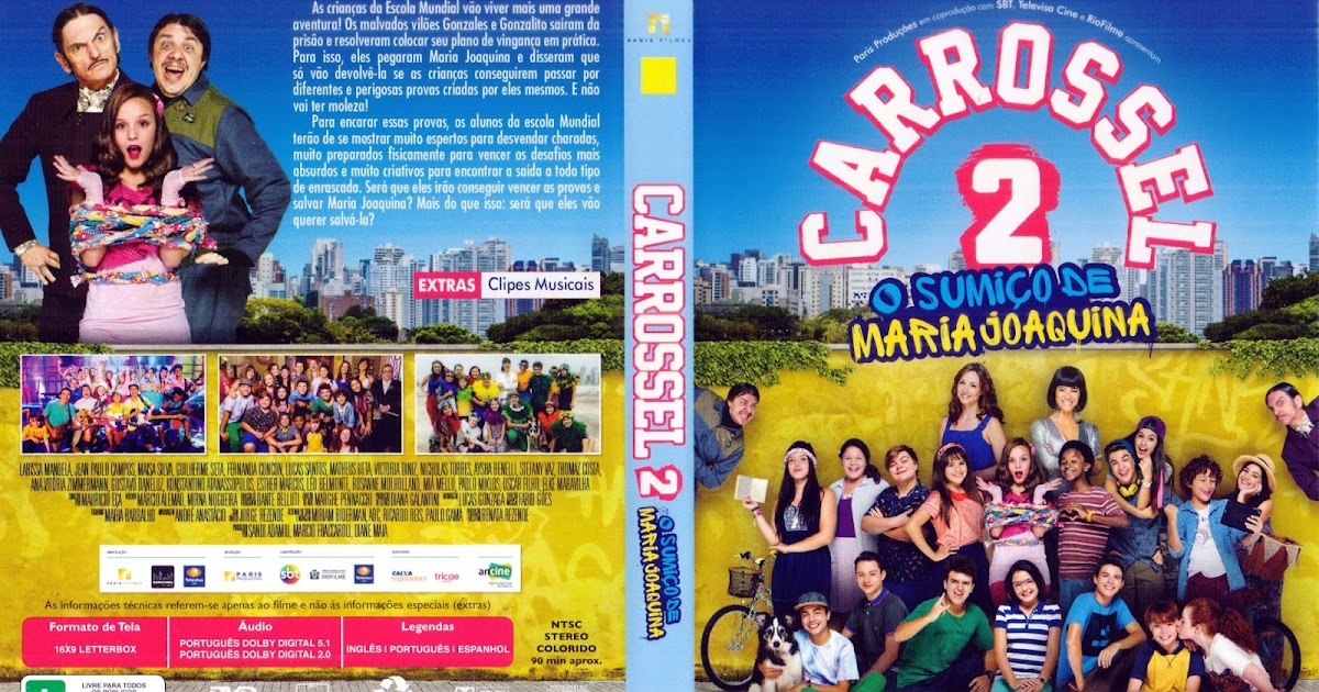 MAXIMUSS CAPAS: Capa do DVD Carrossel 2 - O Sumiço De Maria Joaquina