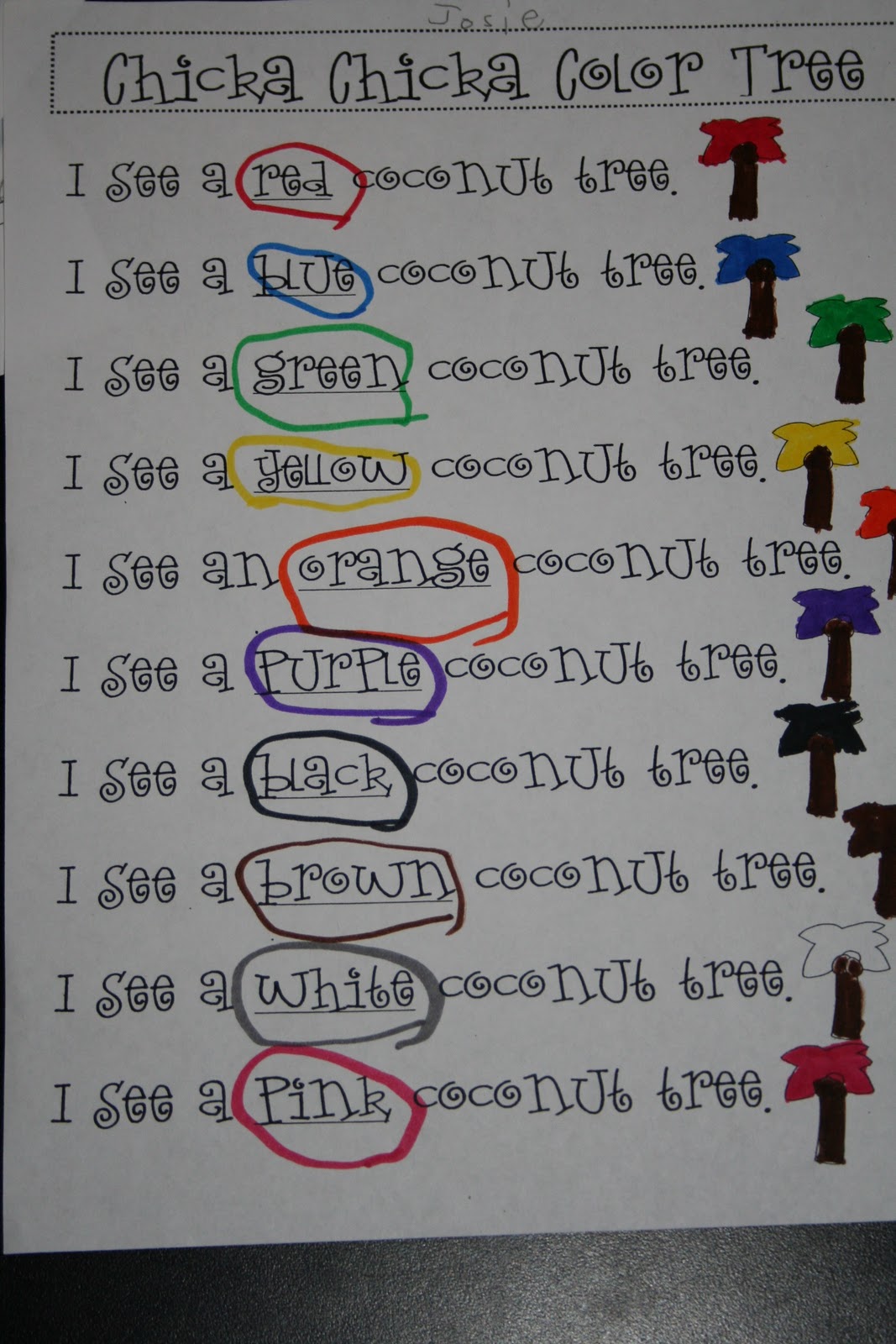 Mrs. Lee's Kindergarten: Chicka Chicka Boom Boom