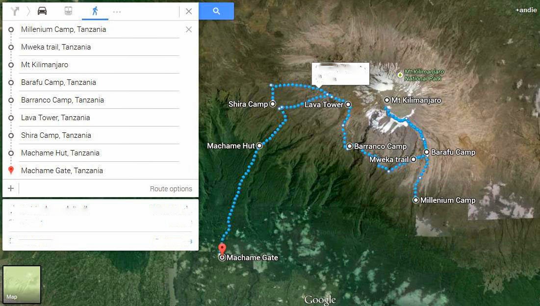 the viewing deck: Mt. Kilimanjaro Machame Route Planning & Hike Preparation