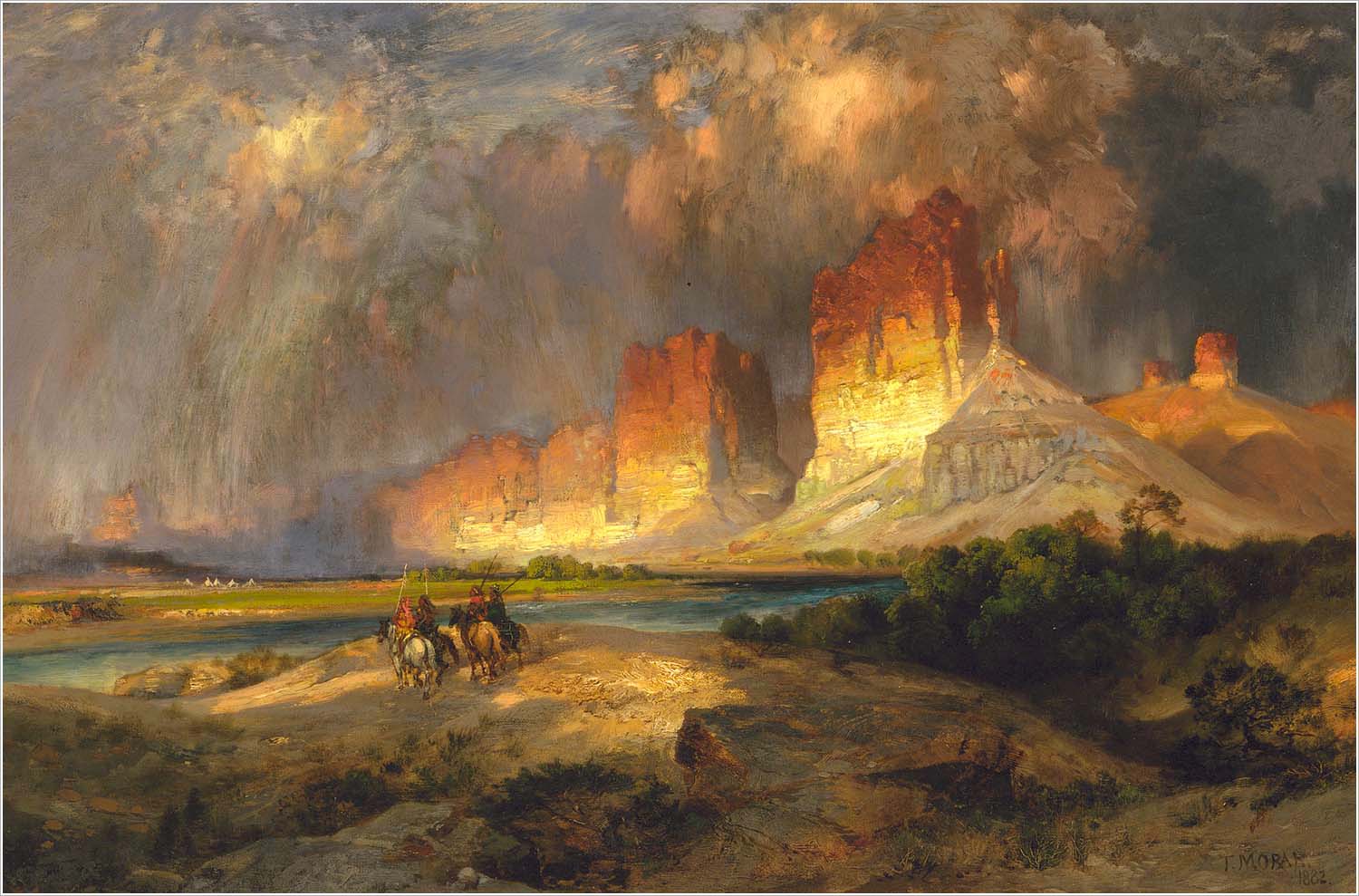 Thomas Moran | Luminist painter | Masterpiece | Tutt'Art@