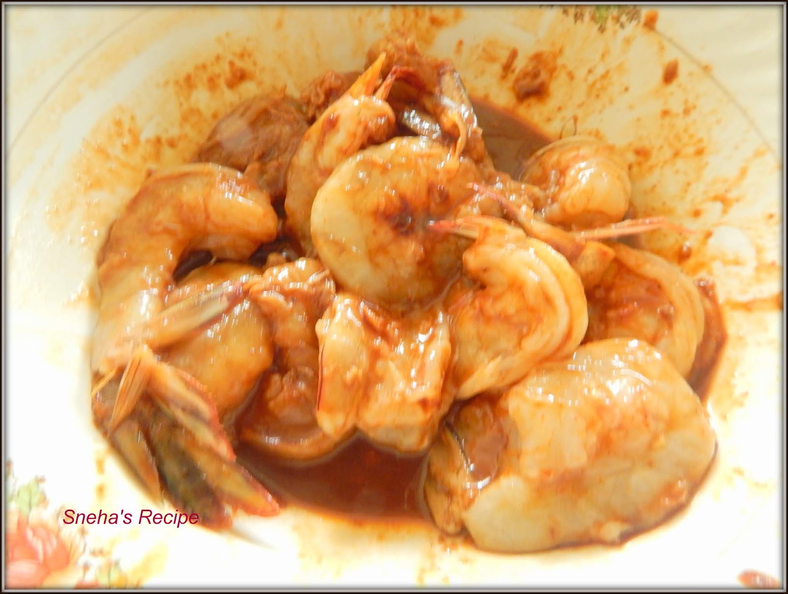 Cracker Fried Prawns#FishFriday - Sneha's Recipe