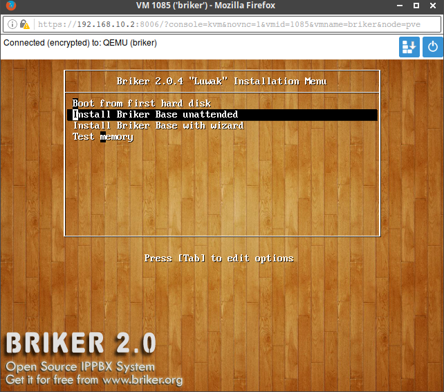 Briker v2.0.4 IPPBX installation | Trialdi | BLC Telkom