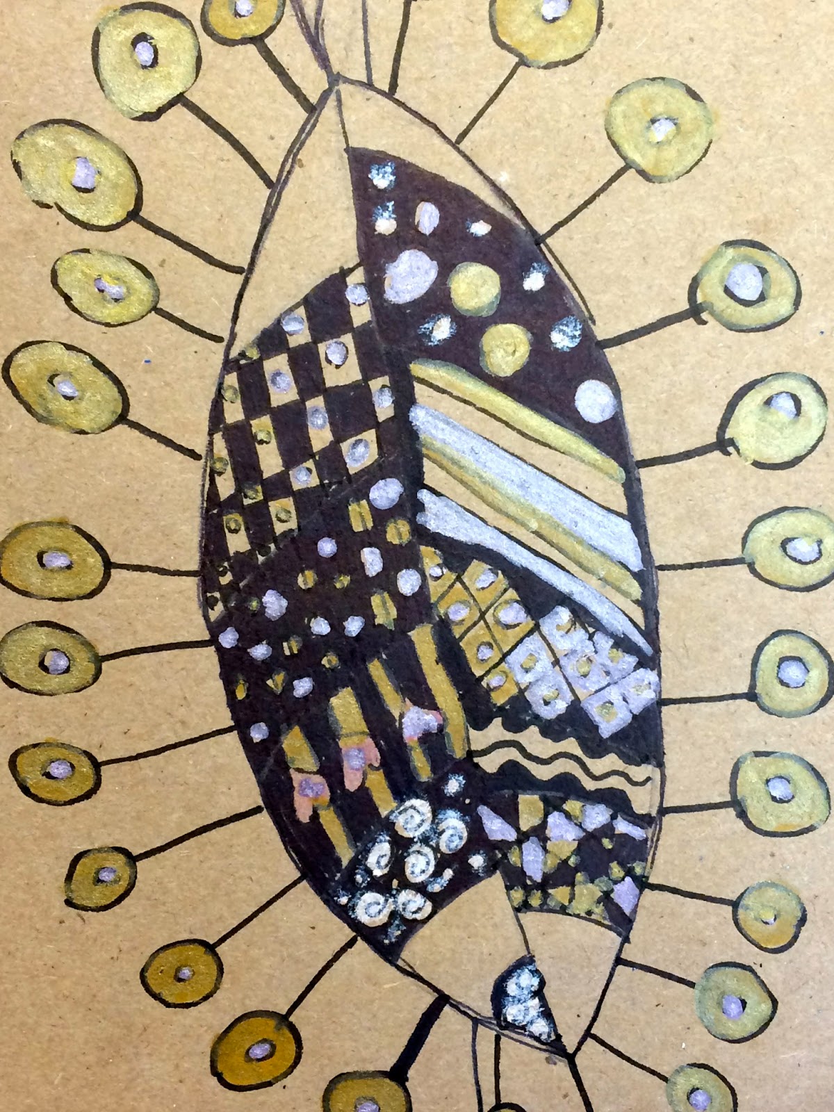 Artsy Miss Hatch: Two Pins, One Lesson. Fourth Grade Zentangles.