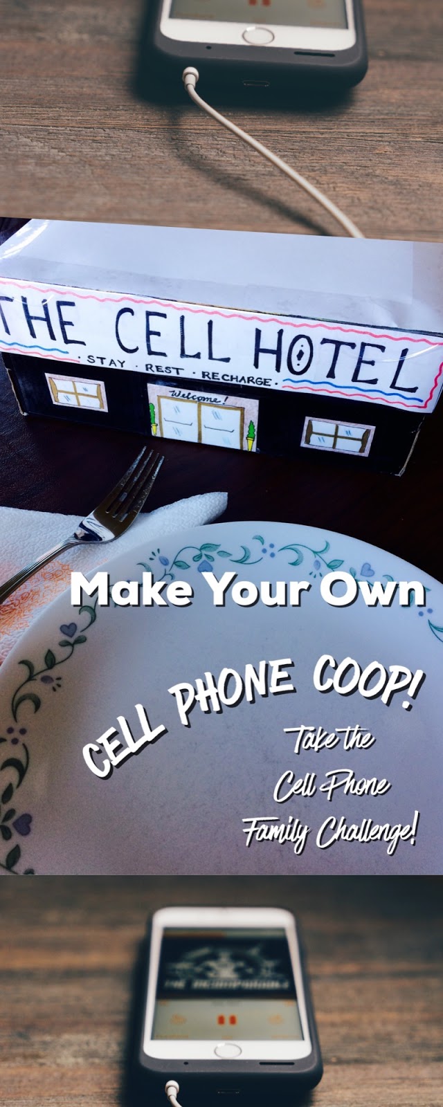 DIY Cell Phone Coop : The No Cell Phone Challenge! | The Jersey Momma