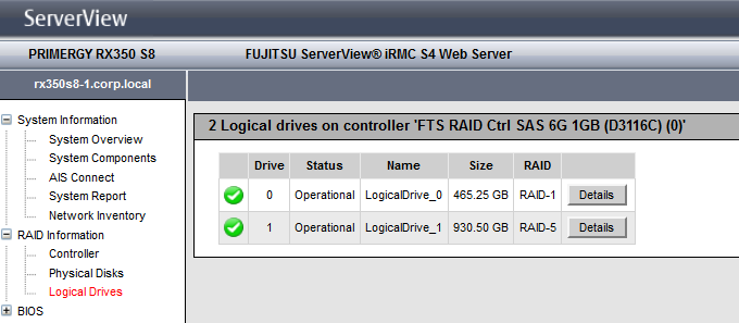 Masa's blog: Fujitsu PRIMERGY: Configuring RAID via iRMC REST API
