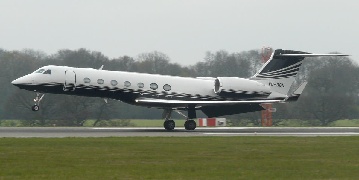 Gulfstreams: Philip Green's new Gulfstream delivered