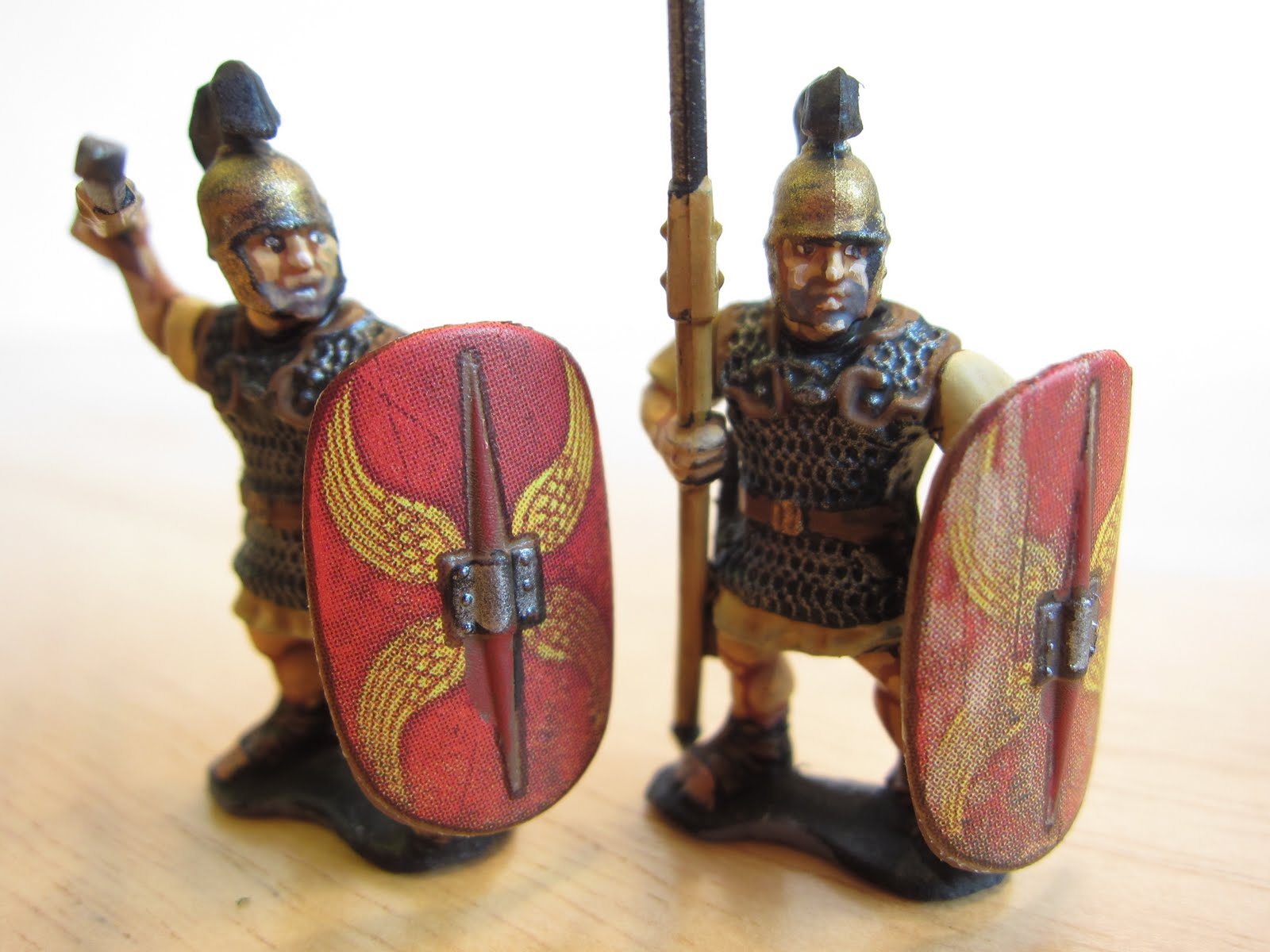 1000 Foot General: Wargames Factory Romans, First Set Painted Up