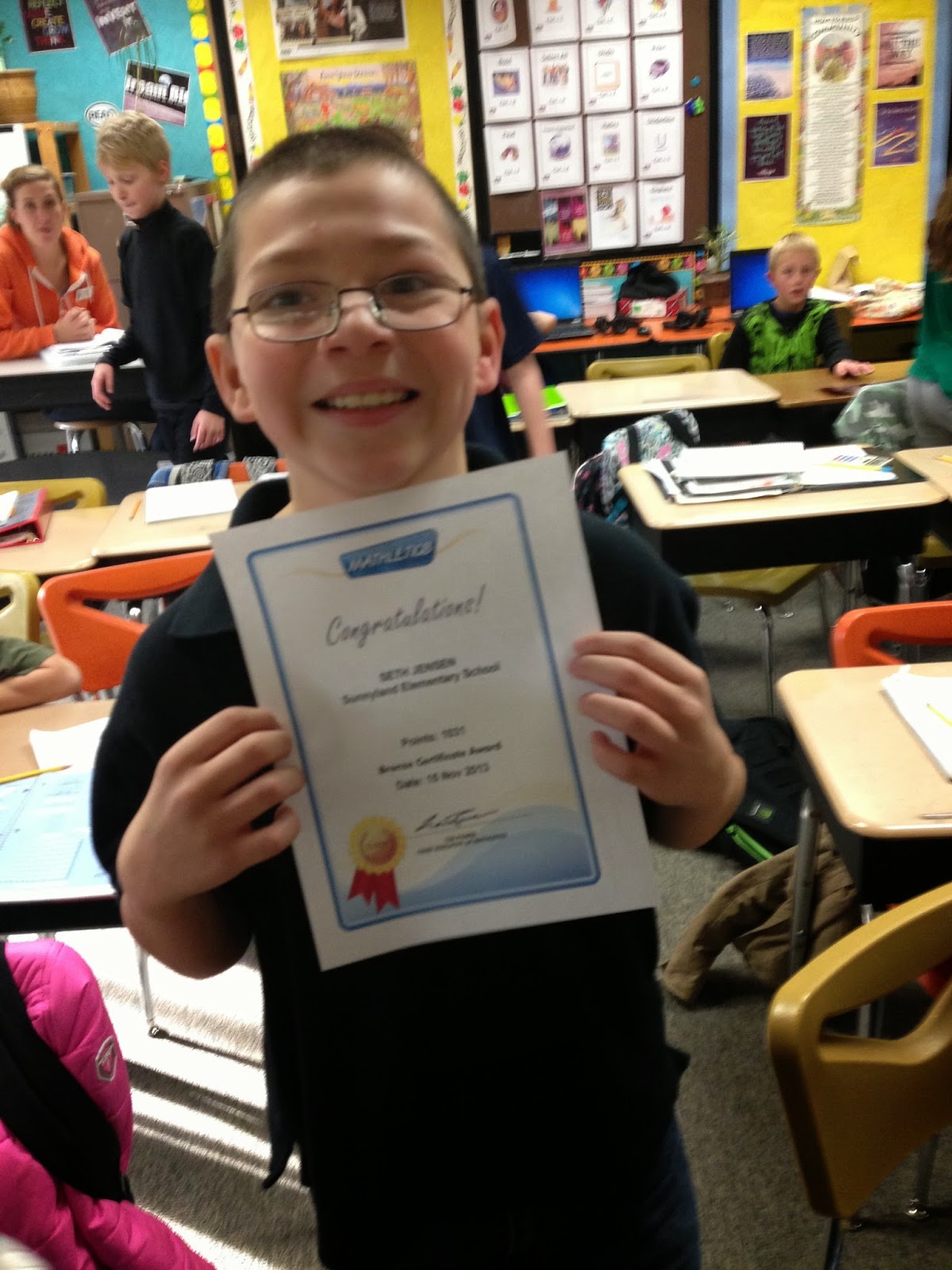 Sunnyland 4th Grade!: Congratulations Mathletics Certificate Winners!