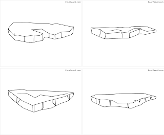 Four Coloring: Free printable Cliff coloring pages for kids