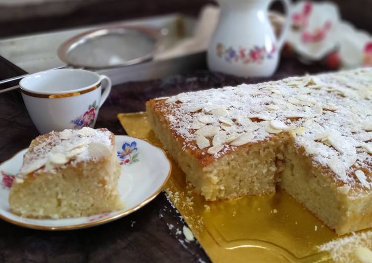 Dulce tentación: coca o bizcocho húmedo de coco