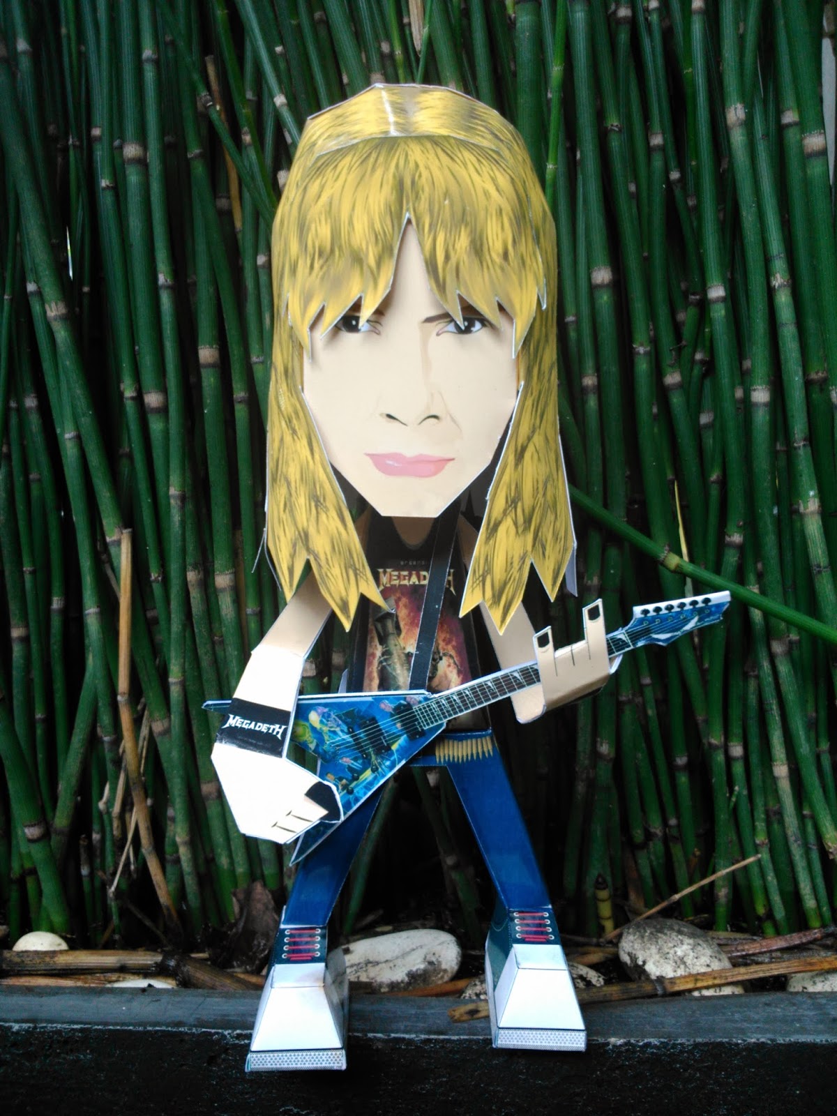 Papercraft Megadeth Dave Mustaine ~ Papercraftsparati | Todos los ...