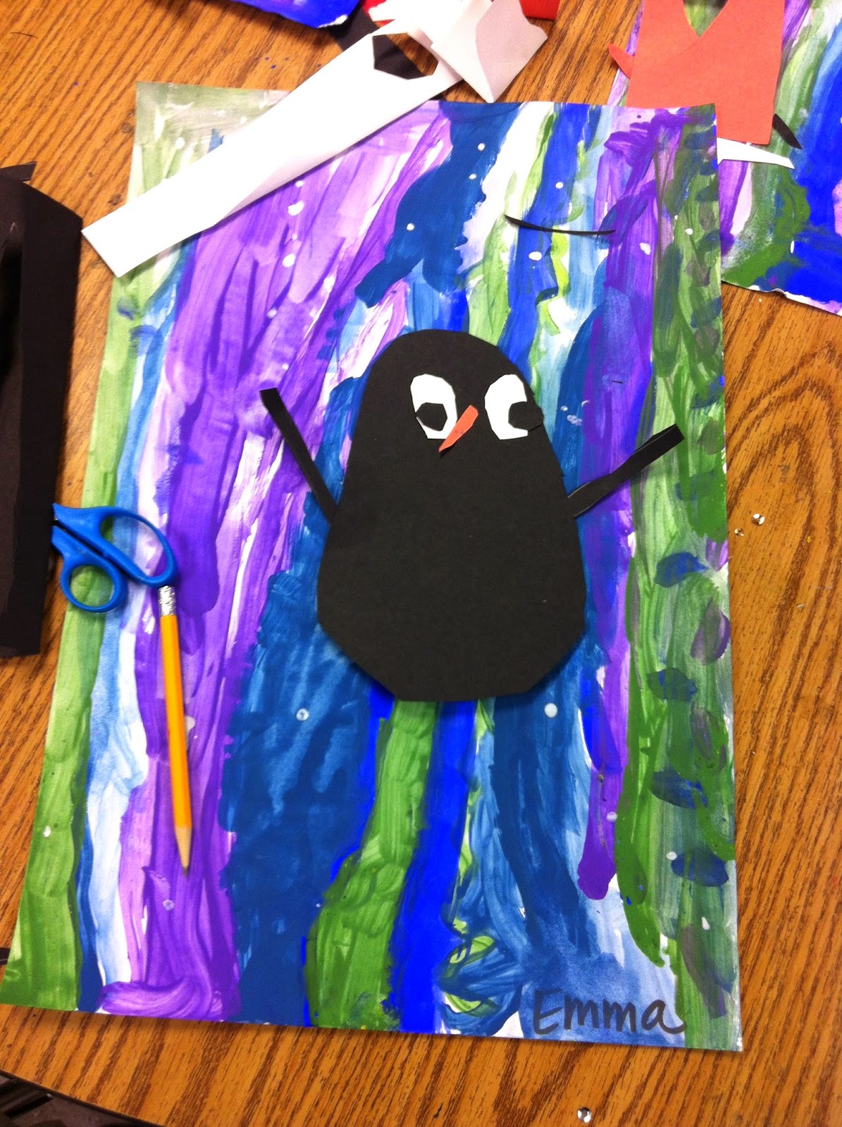 ChumleyScobey Art Room: Penguins in Antarctica