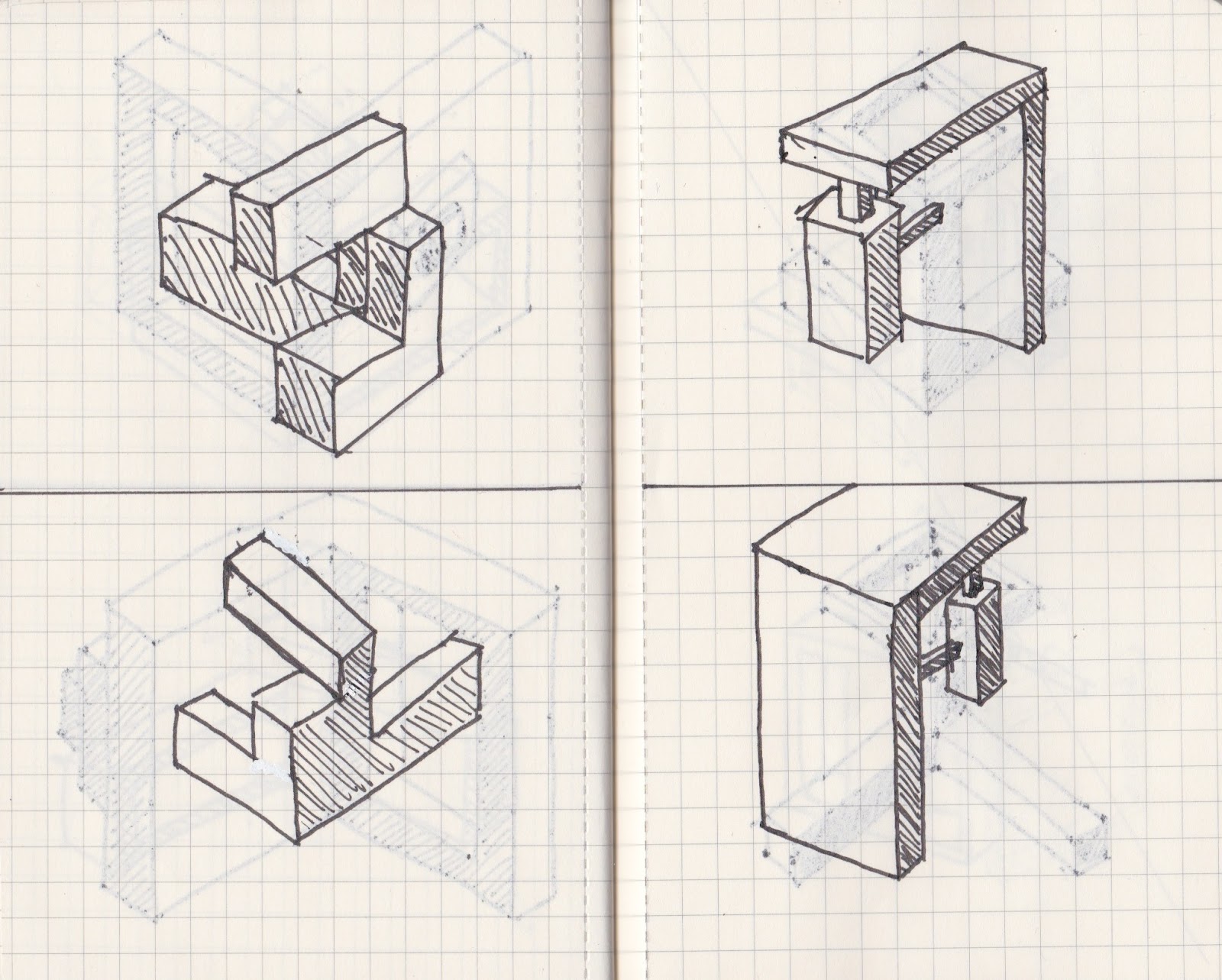 Jeff's ARCH: Axonometric drawings