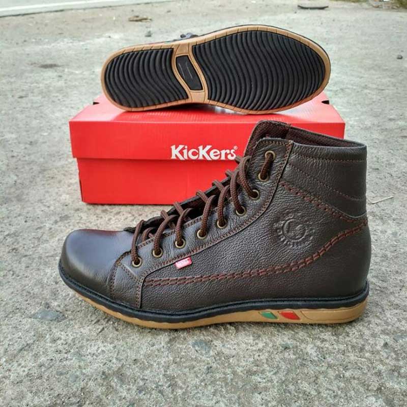Sepatu Kickcer's Boot Hitam [Kickers-9001] | Omsepatu.com