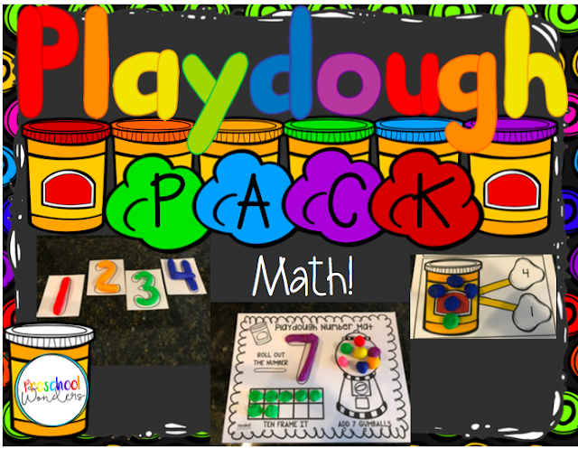 Preschool Wonders: Using Playdough to Incorporate Learning Targets!
