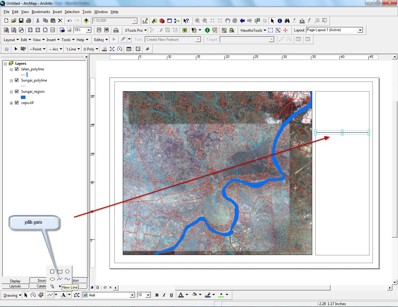 GEO'S: TUTORIAL LAYOUT PETA DI ARCMAP