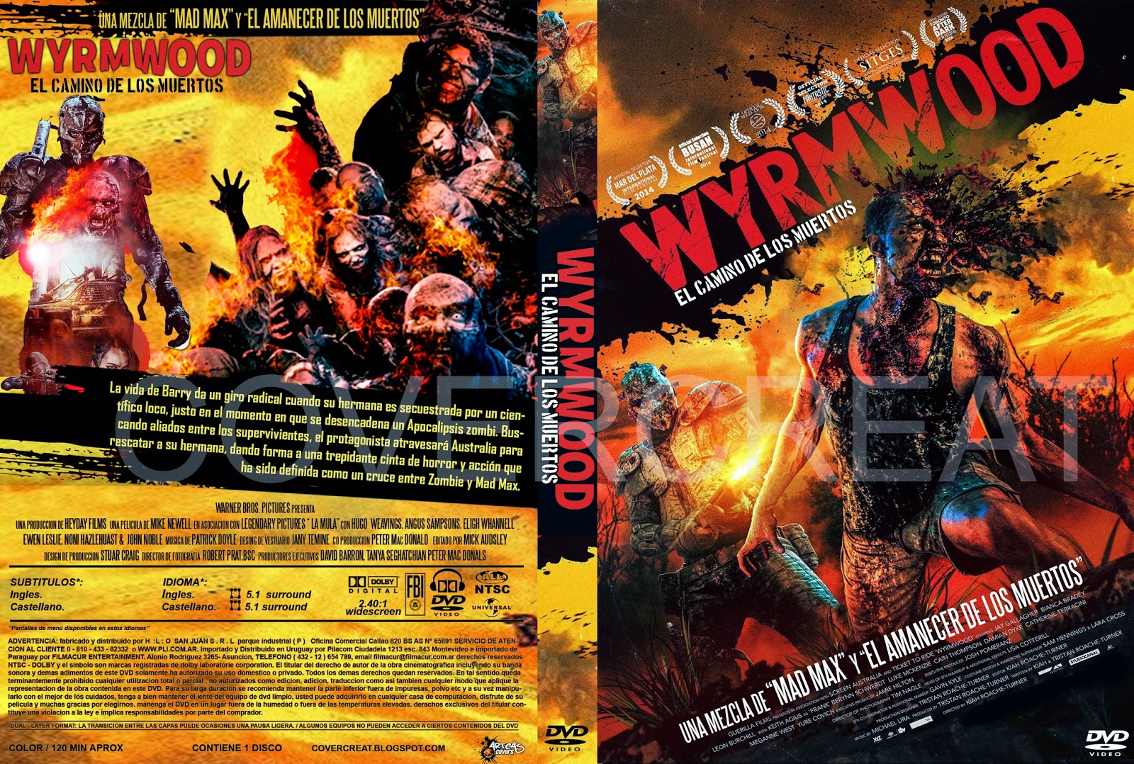 COVERCARATULAS DE DVD - CD COVERCREATORS: WYRMWOOD DVD COVER CD 2015