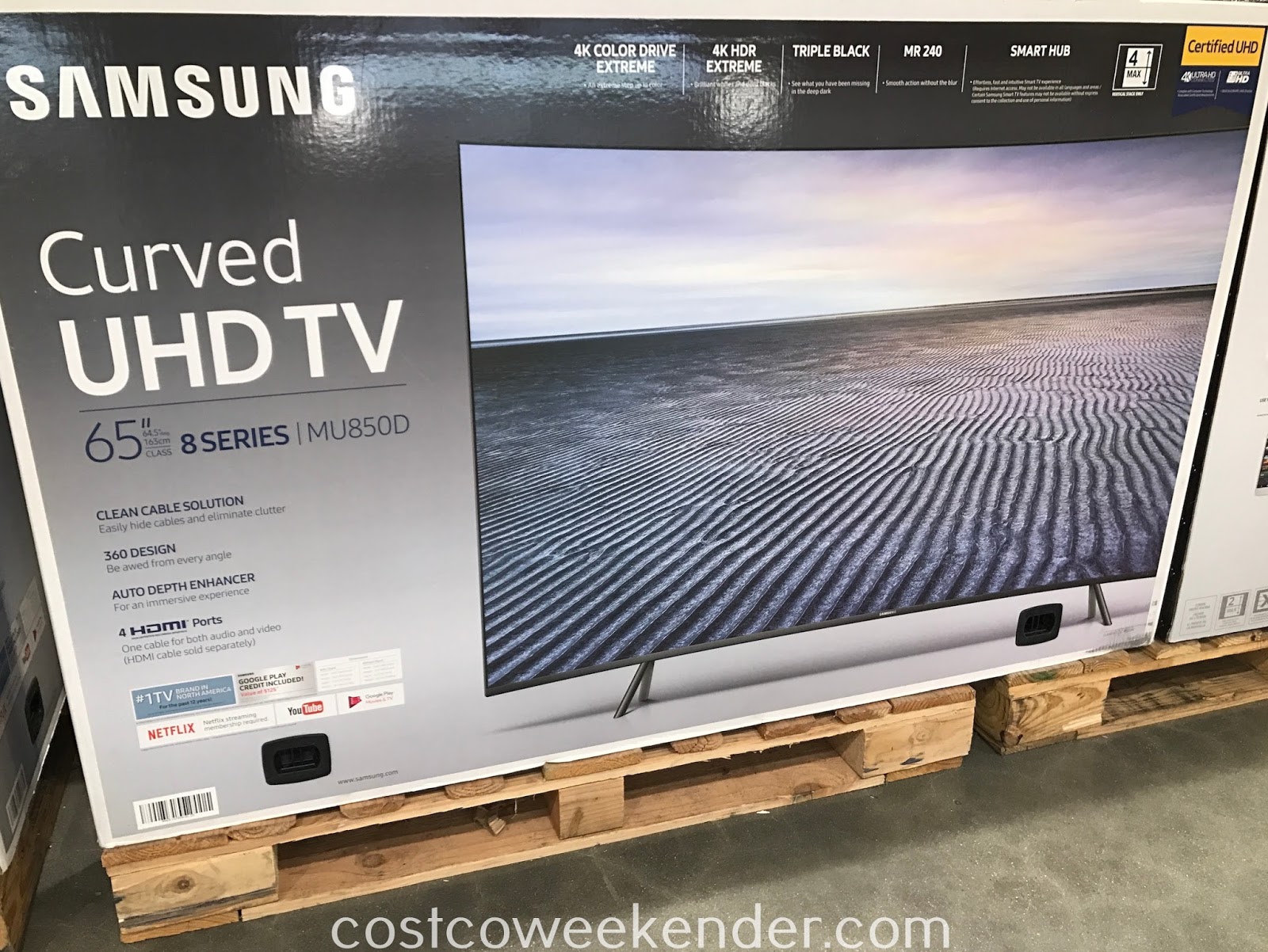 Samsung UN65MU850D 65" Curved 4K UHD LED LCD TV | Costco Weekender