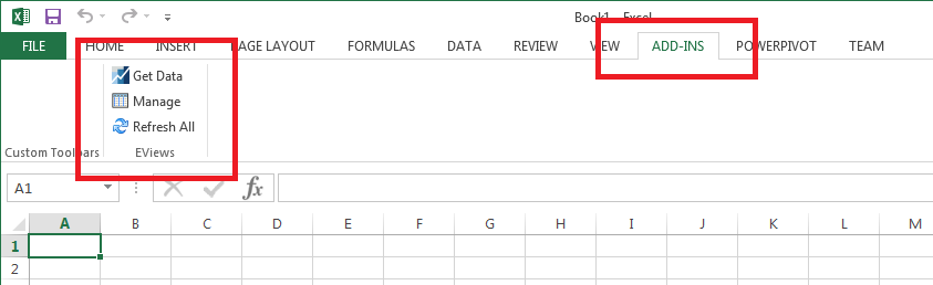 EViews: All About Excel