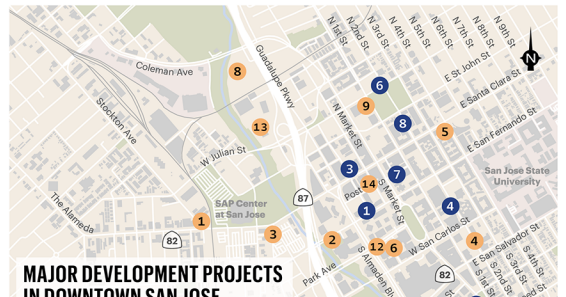 The San Jose Blog: Epic list of Downtown San Jose projects