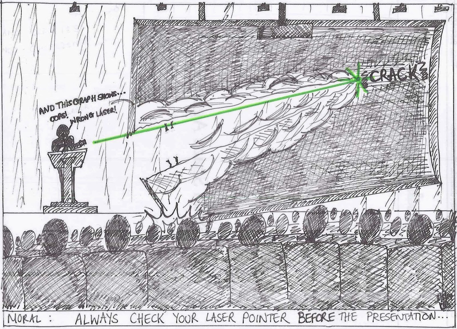 Cartoon Kirsty Cooks...: Presentation Laser Pointer Cartoon