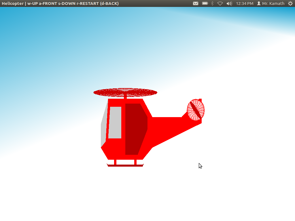 Graphics, Game Development and Digital Art: Helicopter - An Animation