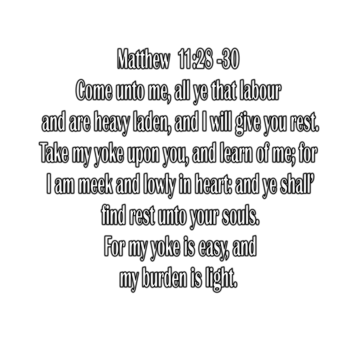 Matthew 11 28 30 matthew-11-28-30